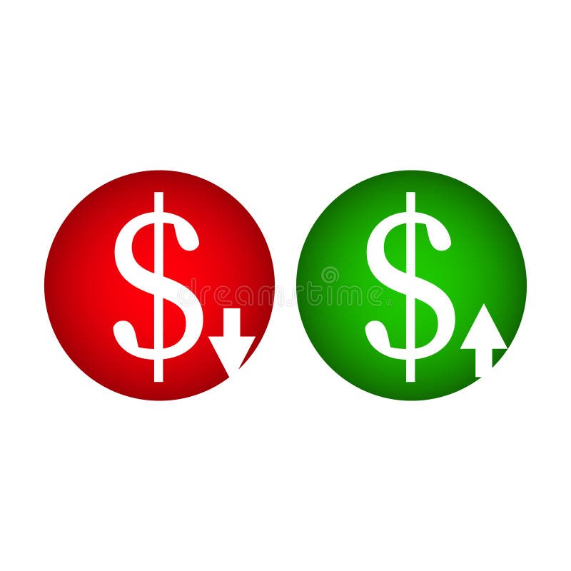 Cost Reduction Icon. Vector Illustration Stock Illustration ...