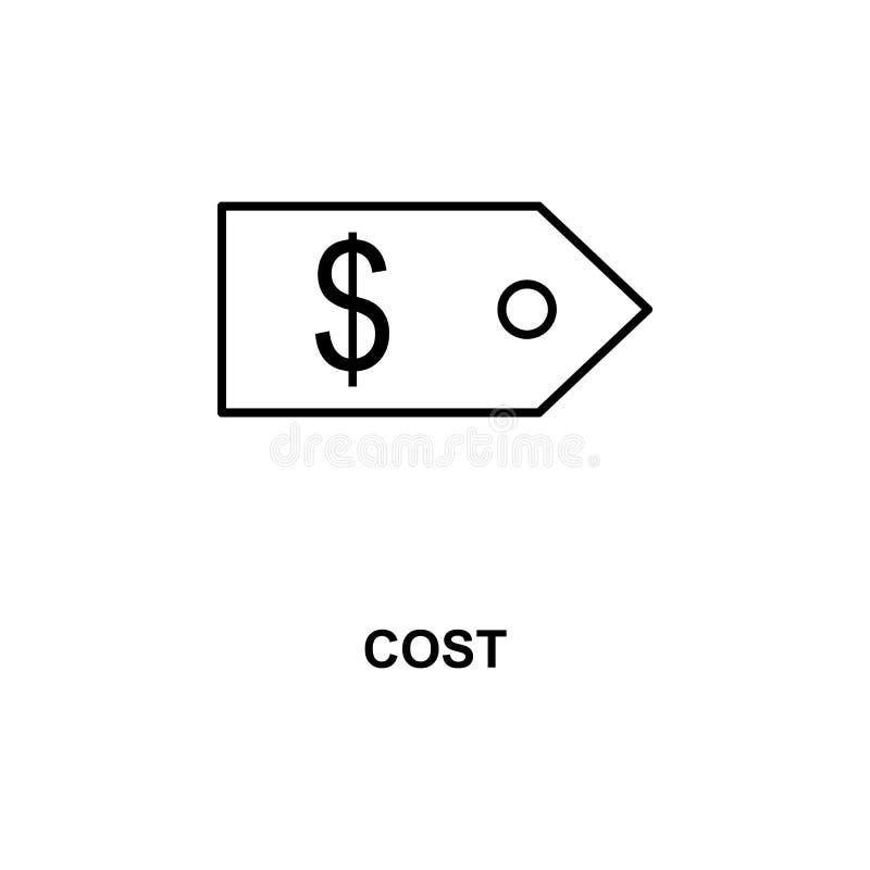 Cost Sign Icon. Element of Simple Web Icon with Name for Mobile Concept ...