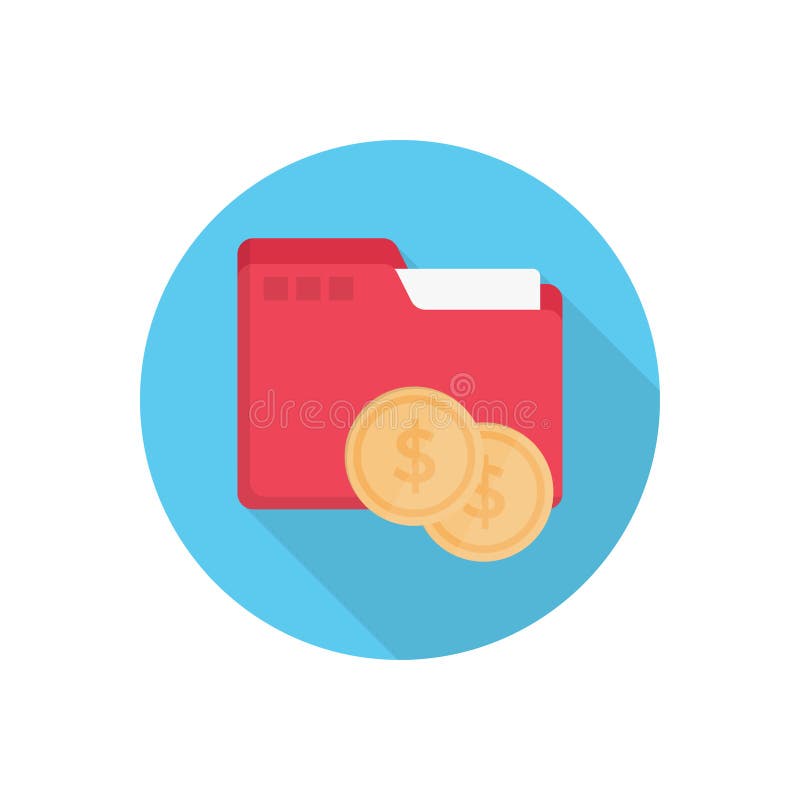 Cost Vector Flat Colour Icon Stock Vector - Illustration of business ...