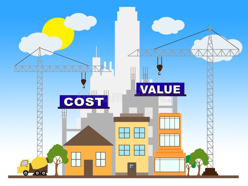 Cost Versus Value Construction Portrays Spending Vs Benefit Received ...