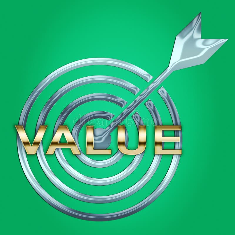 Target Market Means Consumer Targeted Advertising Stock Illustration ...