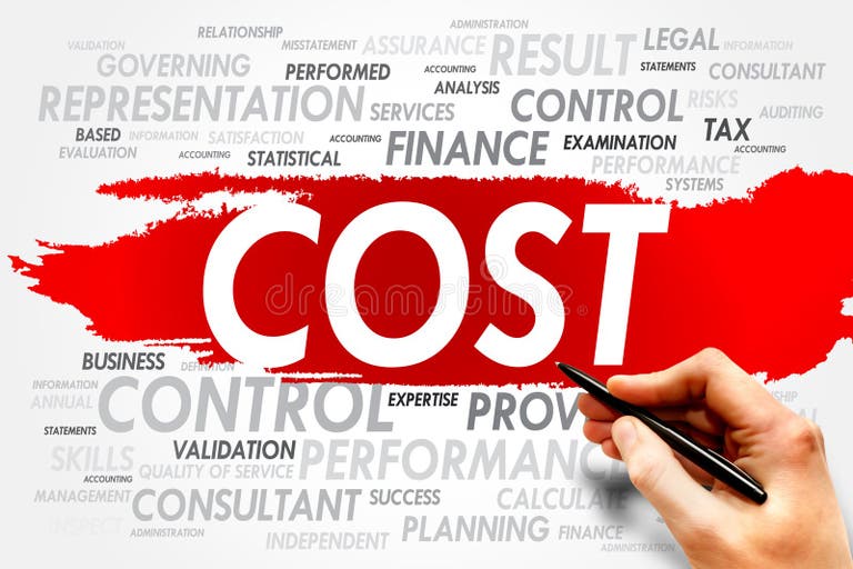 COST word cloud stock photo. Image of compare, design - 57689424
