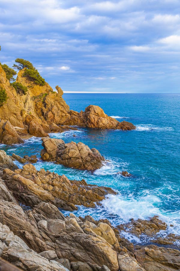 Costa Brava small bay stock photo. Image of costa, travel - 196712720