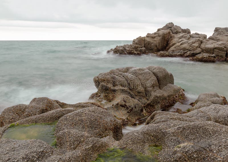 The Costa Brava in the Mediterranean Sea and Its Typical Limestone ...