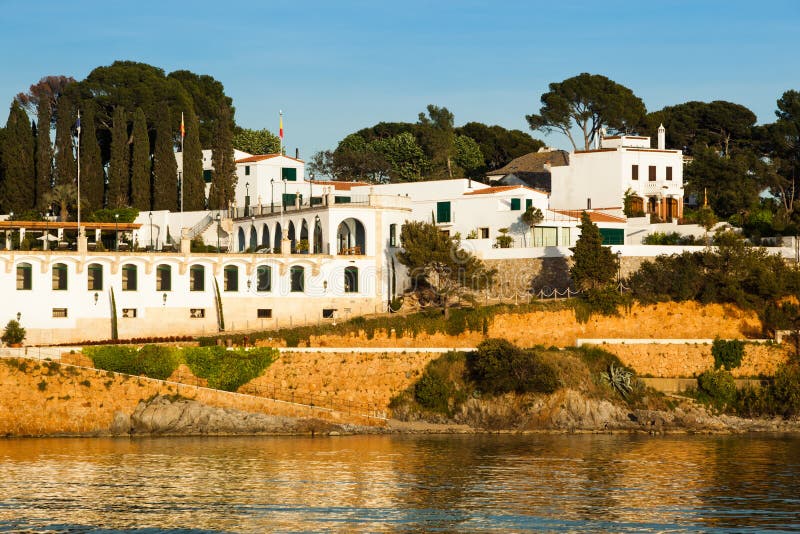 Costa Brava resort stock image. Image of water, view - 25176693