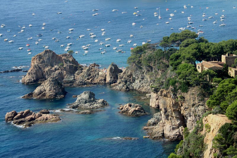 Costa Brava rocks stock photo. Image of mediterranean - 30752216