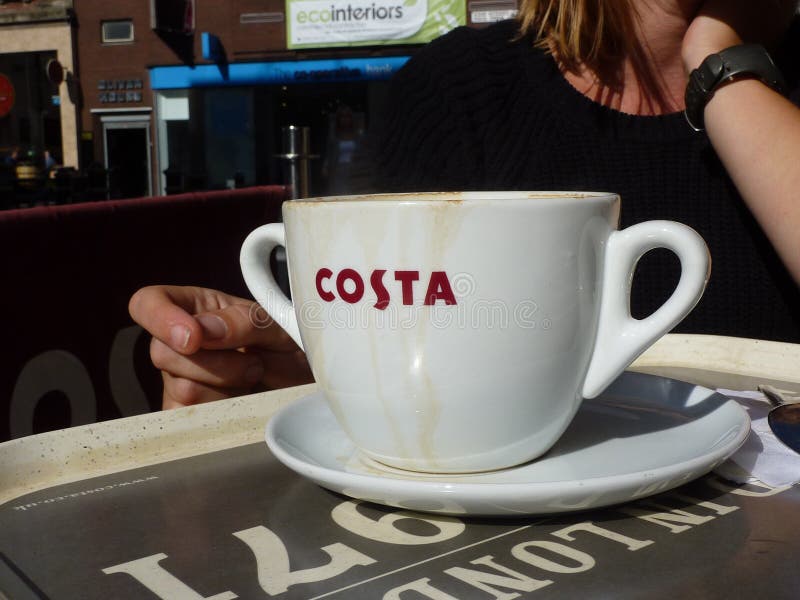 Costa caffe editorial stock photo. Image of city, wales - 72397253