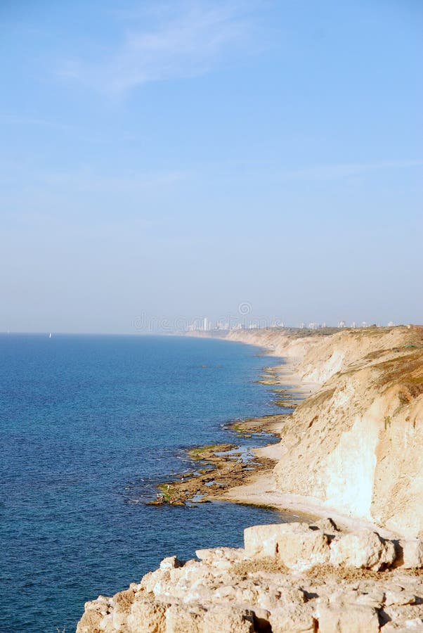 Costa costa de Israel foto de archivo. Imagen de paisaje - 17378936