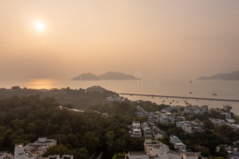 Costa De Cheung Chau Wan Hong Kong 7 Jan 2022 Foto de Stock - Imagem de ...