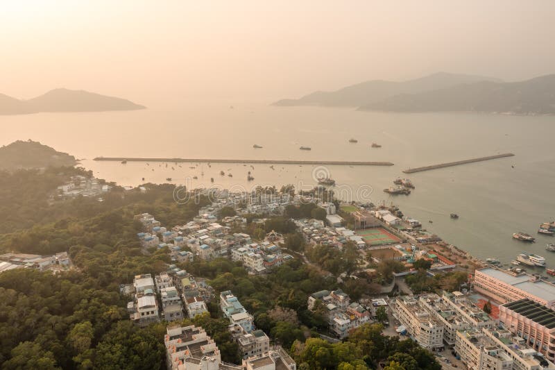 Costa De Cheung Chau Wan Hong Kong 7 Jan 2022 Imagem de Stock - Imagem ...
