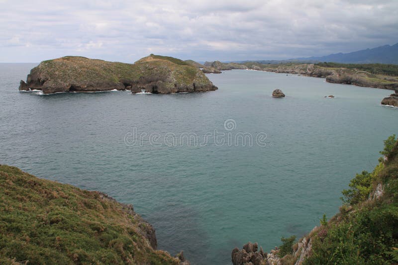 Costa De Llanes, As Astúrias, Espanha Imagem de Stock - Imagem de ...