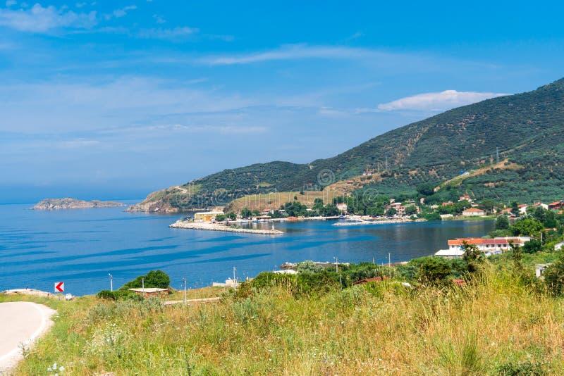 Costa De Mar De La Península De Kapidag En Erdek Imagen de archivo ...