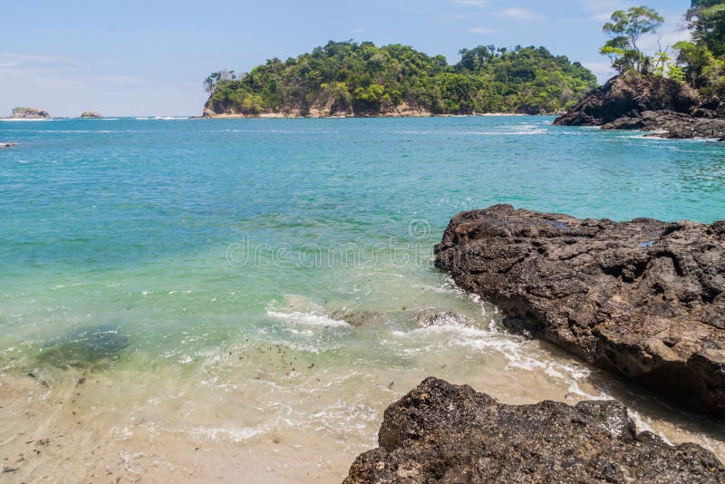 Costa De Mar En El Parque Nacional Manuel Antonio, Costa Ri Imagen de ...