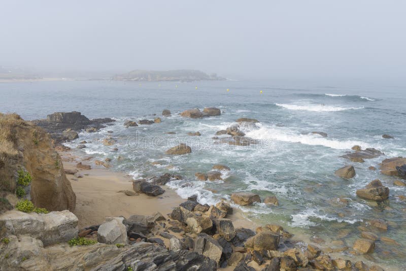 Paisaje Gallego De La Costa Foto de archivo - Imagen de océano, right ...