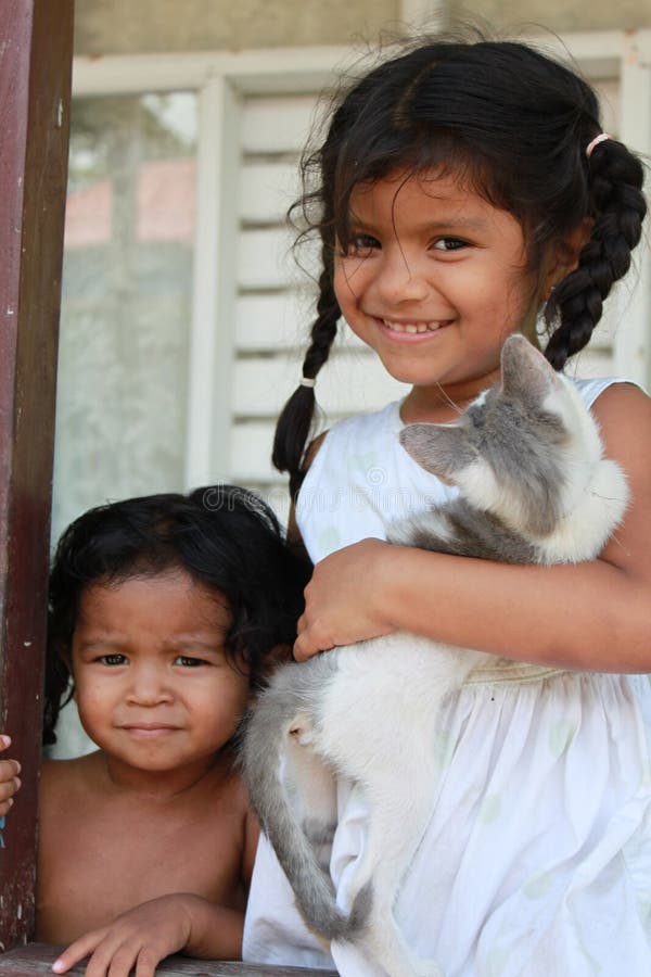 Costa Rican Children editorial image. Image of sweet - 25163390