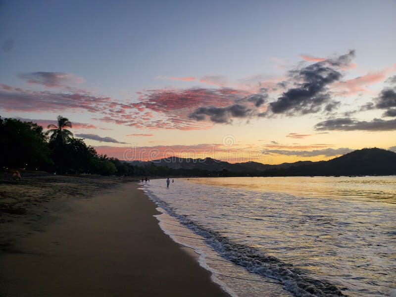 Costa Rican Sunsets stock photo. Image of dawn, coast - 264221428