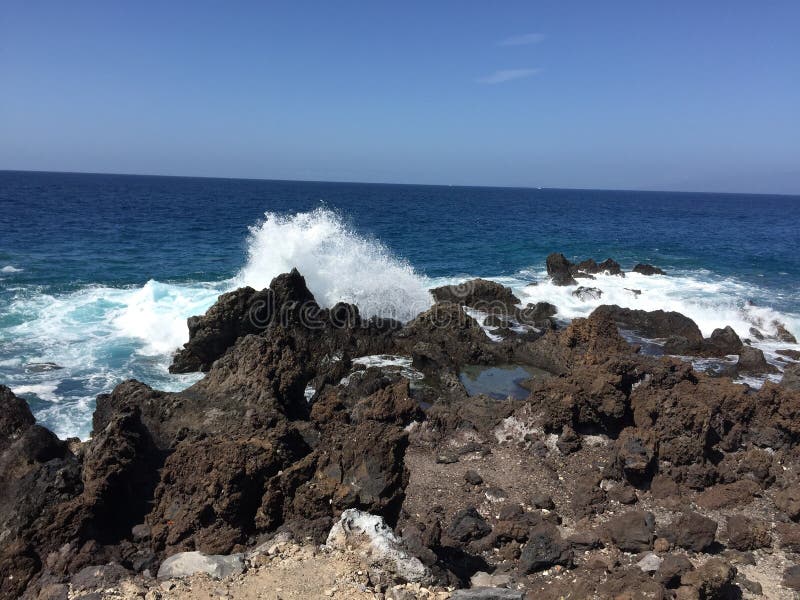 Costa rocosa stock image. Image of costa, coast, rocosa - 54860741