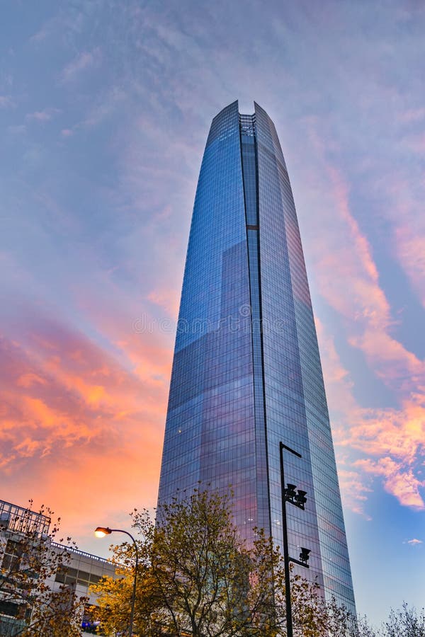 Costanera Center Skyscraper, Santiago De Chile Stock Photo - Image of ...