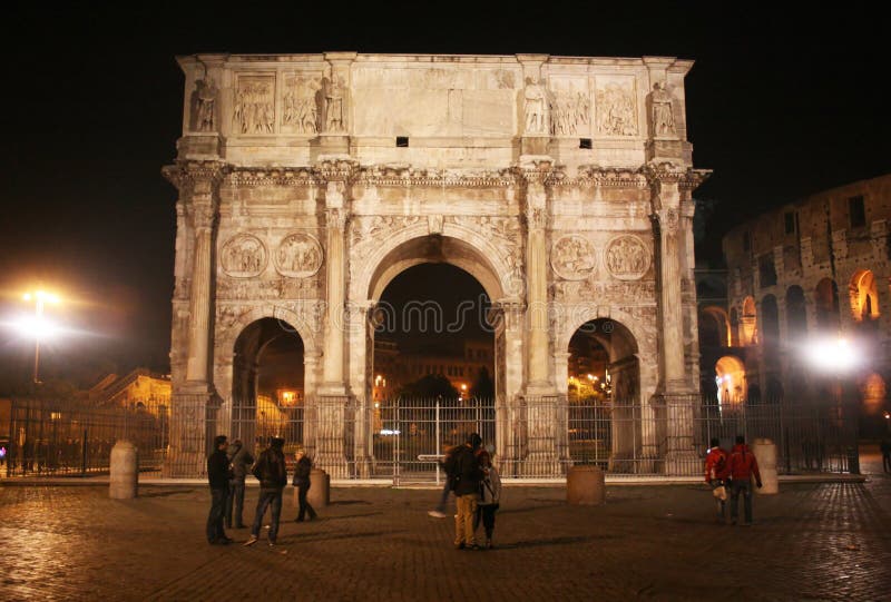 Costantine arch editorial photography. Image of europe - 23776477