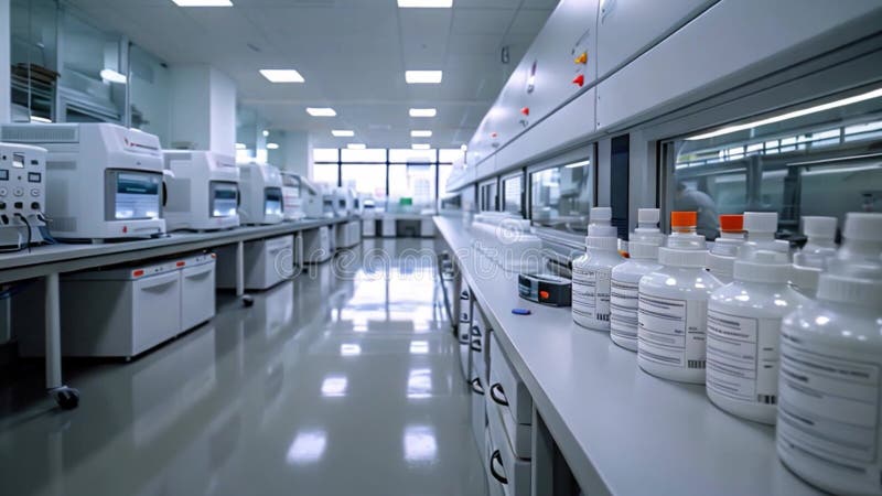 Costaposta High Tech Lab - Interior View Stock Footage - Video of ...