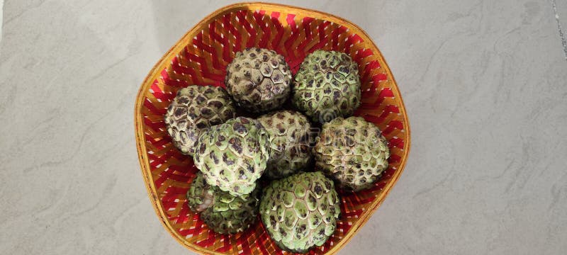 Costard Apple Testy Fruits Table Stock Photo - Image of testy, apple ...