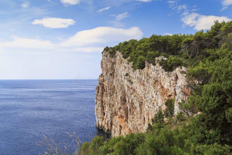 Costas Rochosas De Dugi Otok Foto de Stock - Imagem de dalmatia, parque ...