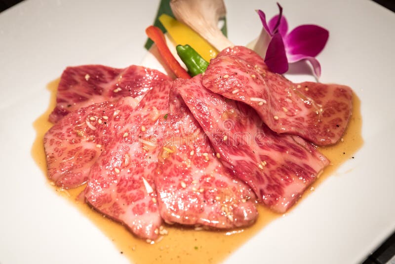 Costilla De Carne De Vaca De Wagyu Imagen de archivo - Imagen de lomo ...