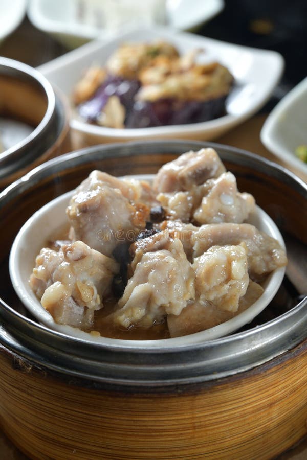 Costillas De Cerdo De Vapor Dim Sum Foto de archivo - Imagen de ...