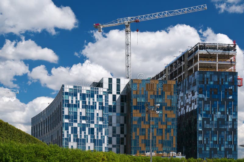 Costruzione Degli Edifici Moderni Immagine Stock - Immagine di londra ...