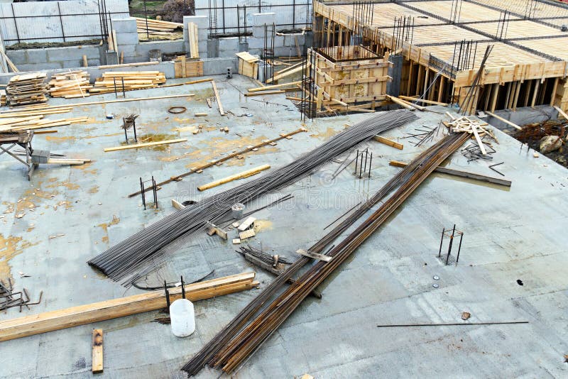 Costruzione Di Immagine Di Un Edificio in Condominio Immagine Stock ...