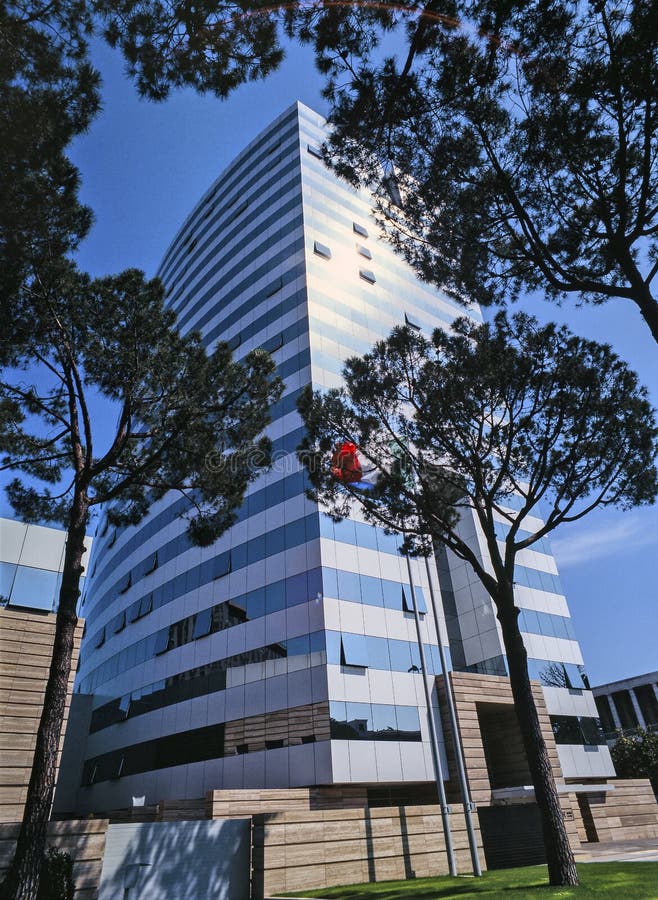 Costruzione Di INAIL a Roma Immagine Stock - Immagine di centro ...