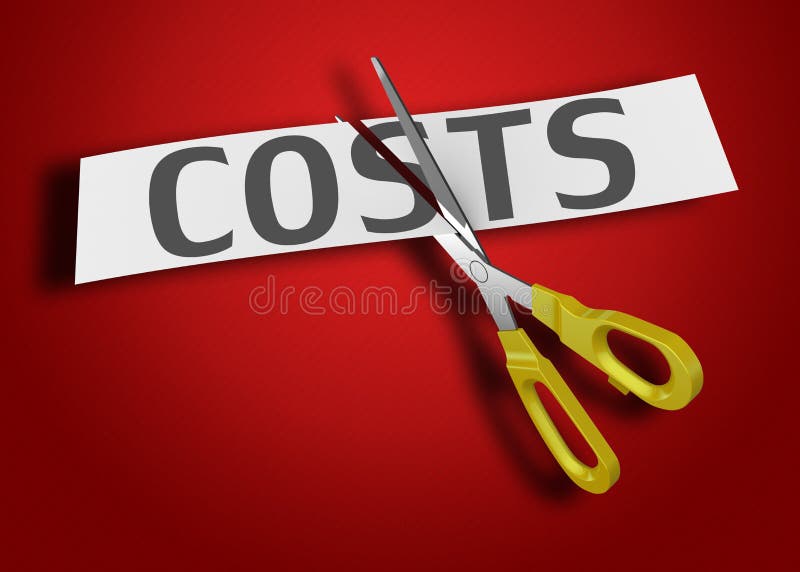 Costs as concept stock illustration. Illustration of company - 48496685