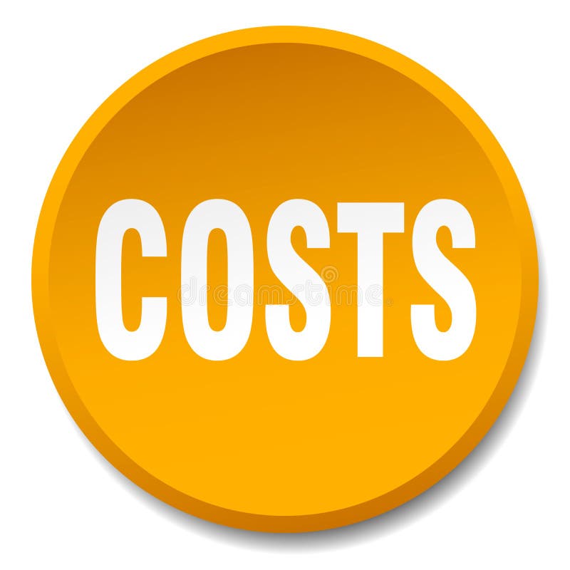 Costs button stock vector. Illustration of button, website - 122781337