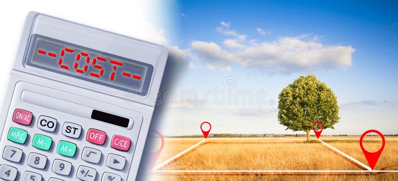 Costs about Land Plot - Real Estate Concept with a Vacant Land, Lone ...