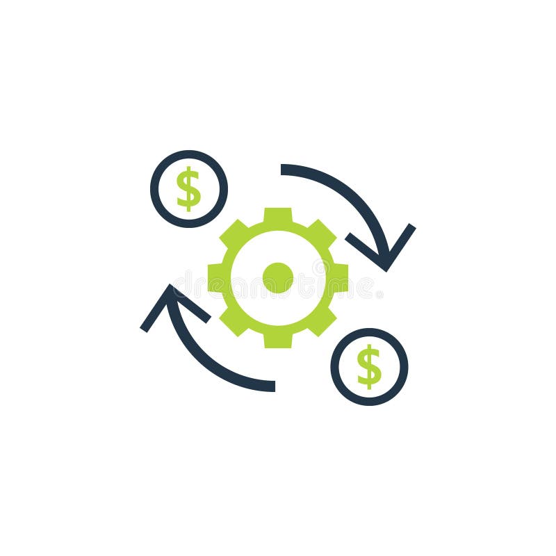 Costs optimization icon stock vector. Illustration of money - 156481282