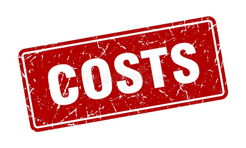 Costs Sign. Costs Grunge Stamp Stock Vector - Illustration of rubber ...