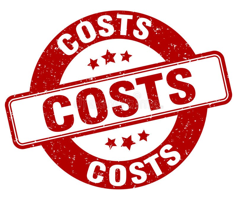 Costs Stamp. Costs Label. Round Grunge Sign Stock Vector - Illustration ...