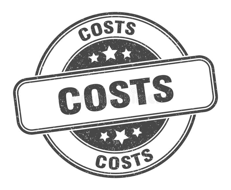 Costs Stamp. Costs Round Grunge Sign Stock Vector - Illustration of ...