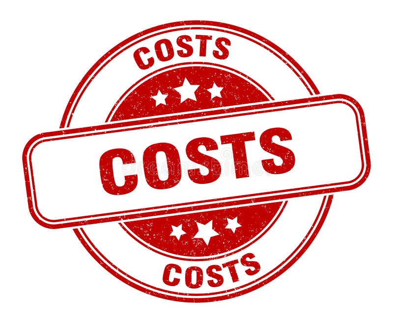 Costs Stamp. Costs Round Grunge Sign Stock Vector - Illustration of ...