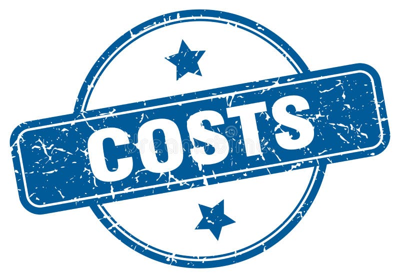 Costs Stamp. Costs Round Grunge Sign Stock Vector - Illustration of ...