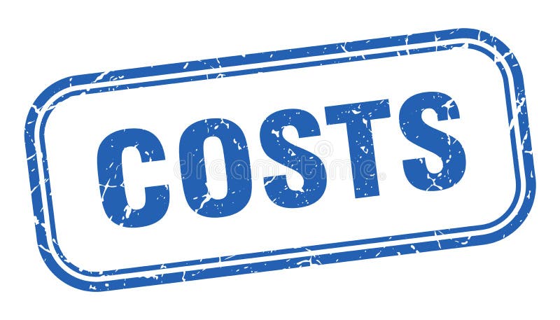 Costs Stamp. Costs Square Grunge Sign Stock Vector - Illustration of ...