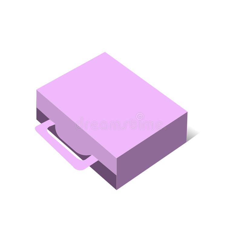 Costum Tuck End Box Lock Inserts 3D Template Stock Vector ...