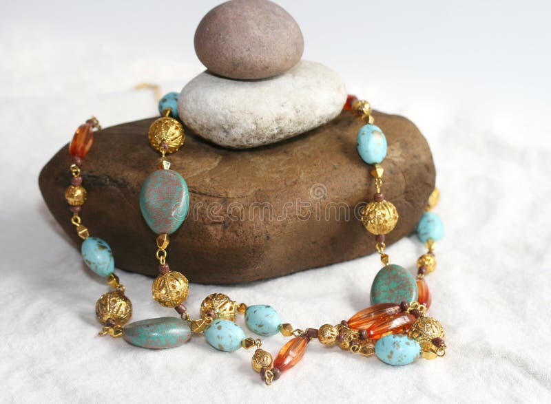 Costume Jewelry Necklace stock photo. Image of women - 14179526