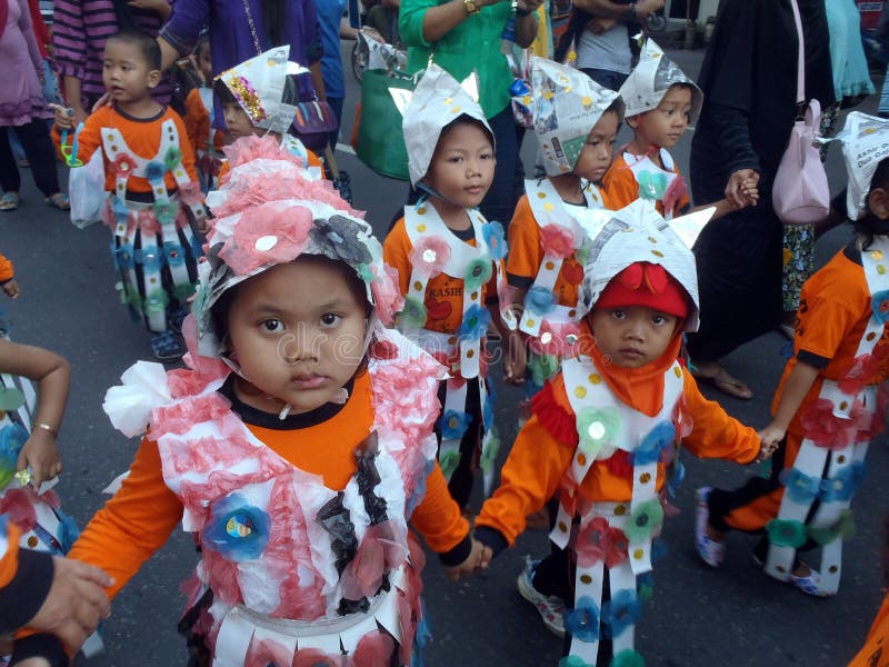 Costume parade editorial photo. Image of java, indonesia - 72304321