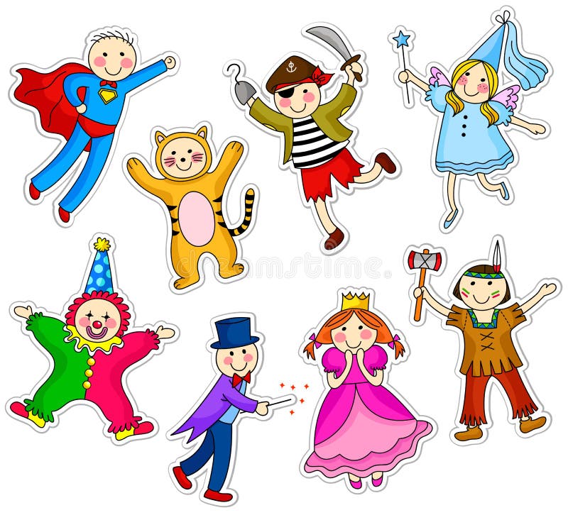 Costume party stock vector. Illustration of carnival - 23479517
