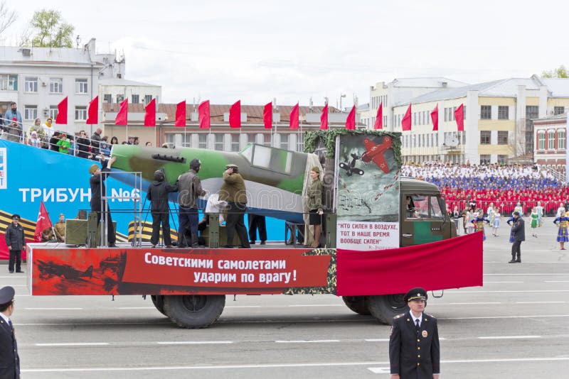 Costumed Presentation in Honor of Annual Victory Day Editorial Image ...