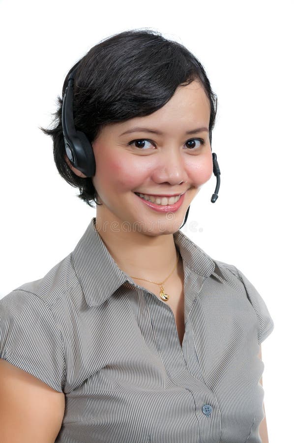 Costumer Service Agent stock image. Image of assistance - 16715503