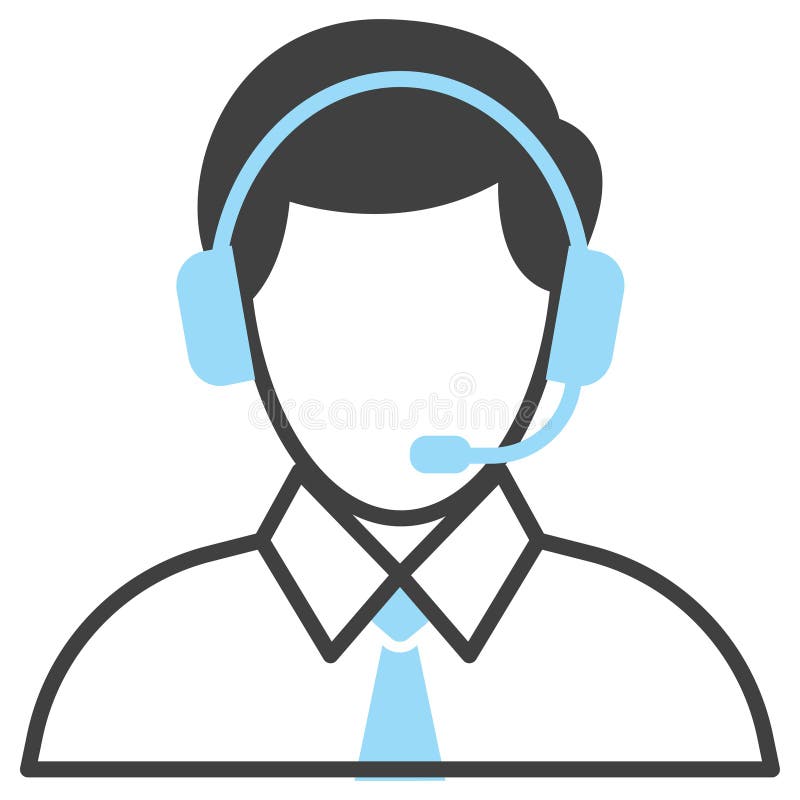 Costumer Service Icon Vector Design Template Stock Illustration ...