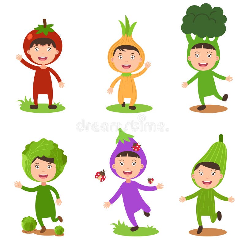 Vegetable Costumes Stock Illustrations – 175 Vegetable Costumes Stock ...