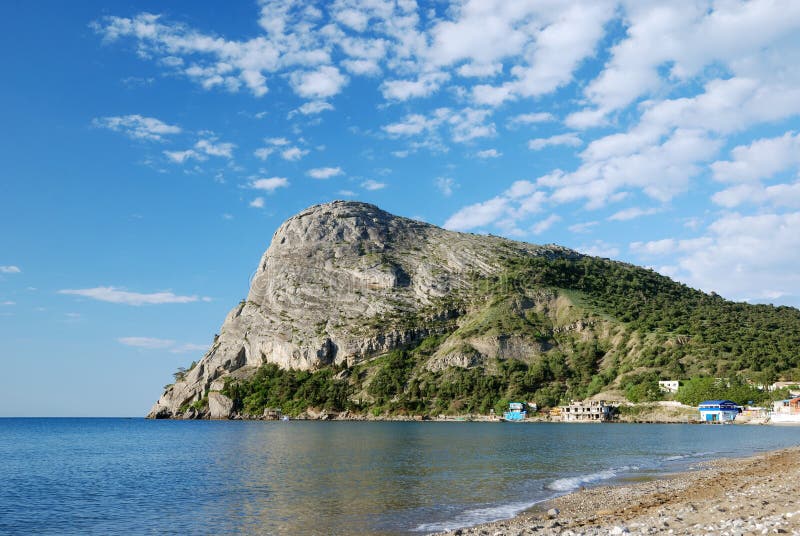 Cosy bay of the Crimea stock photo. Image of coastline - 13674410